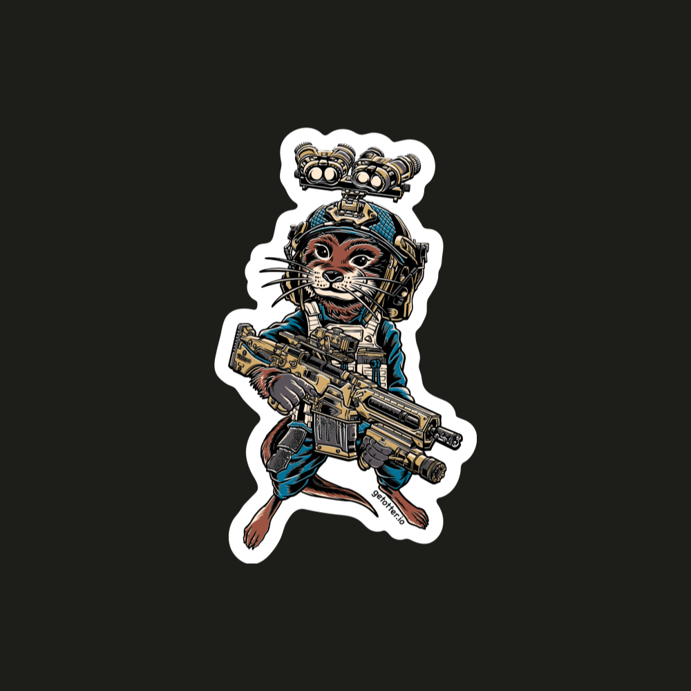Combat Otter 3" Patch - OtterText
